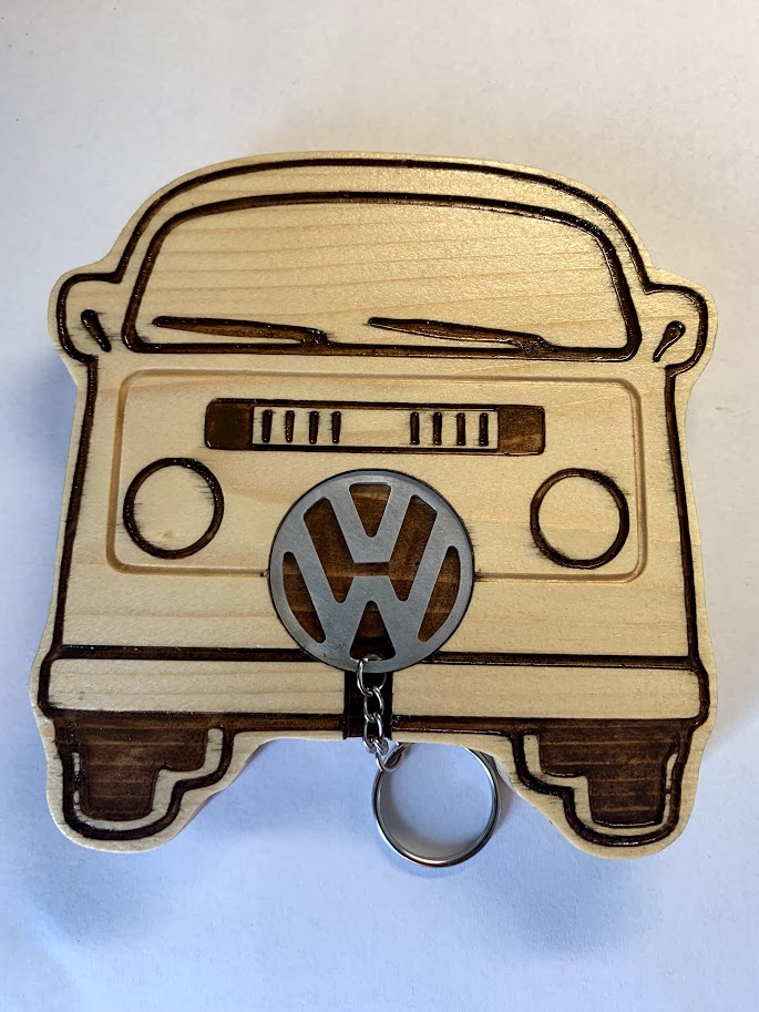 VW Bus Key Hanger – Late Bay – Built It with Alex